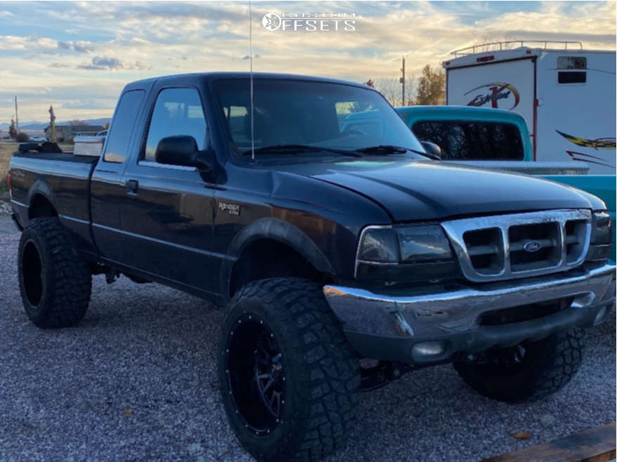2000 Ford Ranger with 20x12 -44 American Offroad A105 and 35/12.5R20 ...