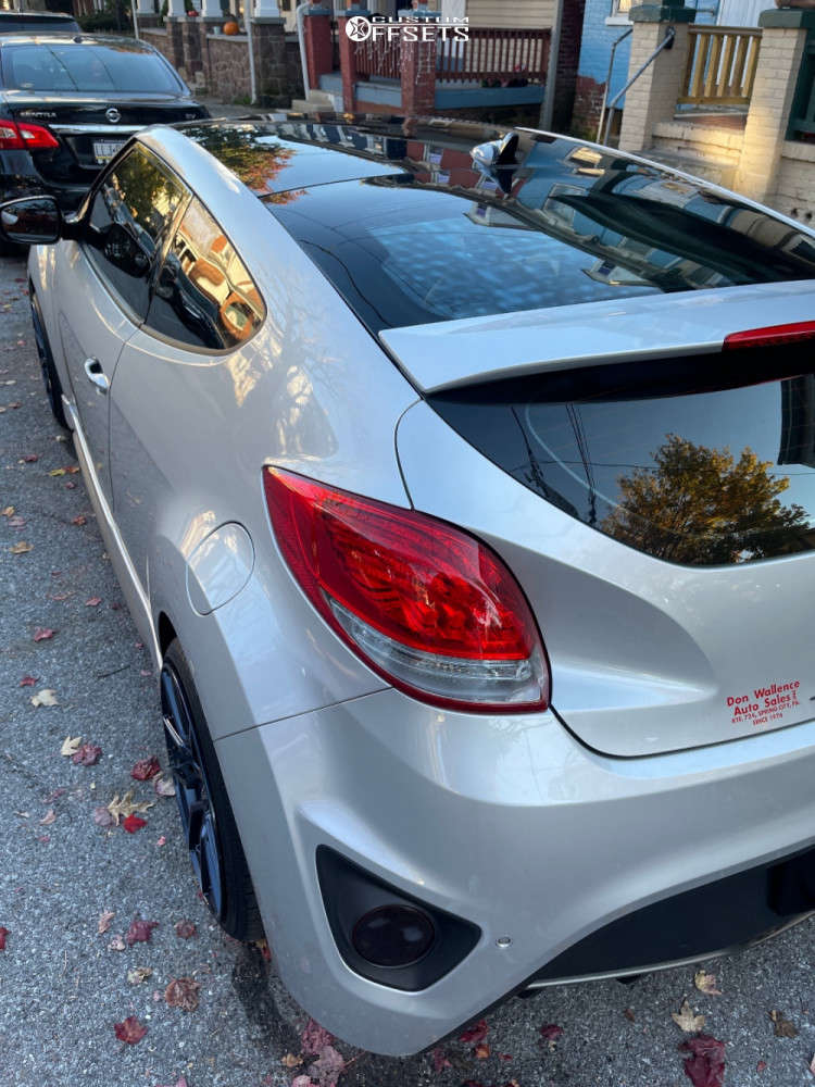 2013 Hyundai Veloster with 18x8.5 35 Option Lab R716 and 215/35R18 ...