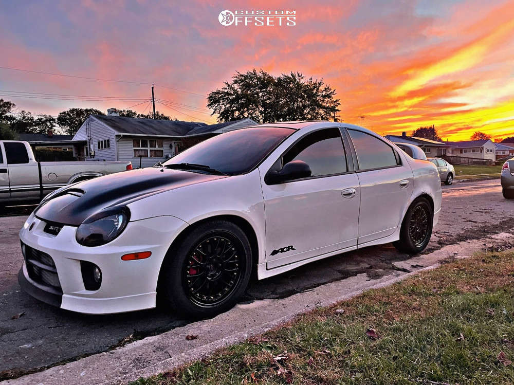 2005 Dodge Neon with 17x7 38 XXR 521 and 225/45R17 Bridgestone Alenza ...