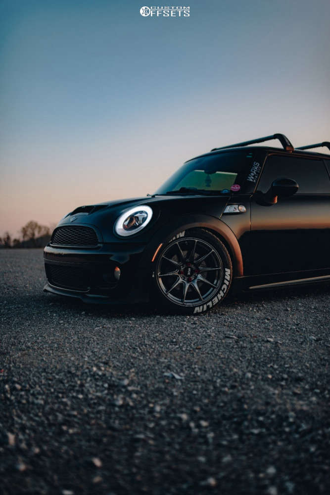 2011 Mini Cooper with 17x7.5 40 XXR 527 and 215/45R17 Michelin Pilot ...