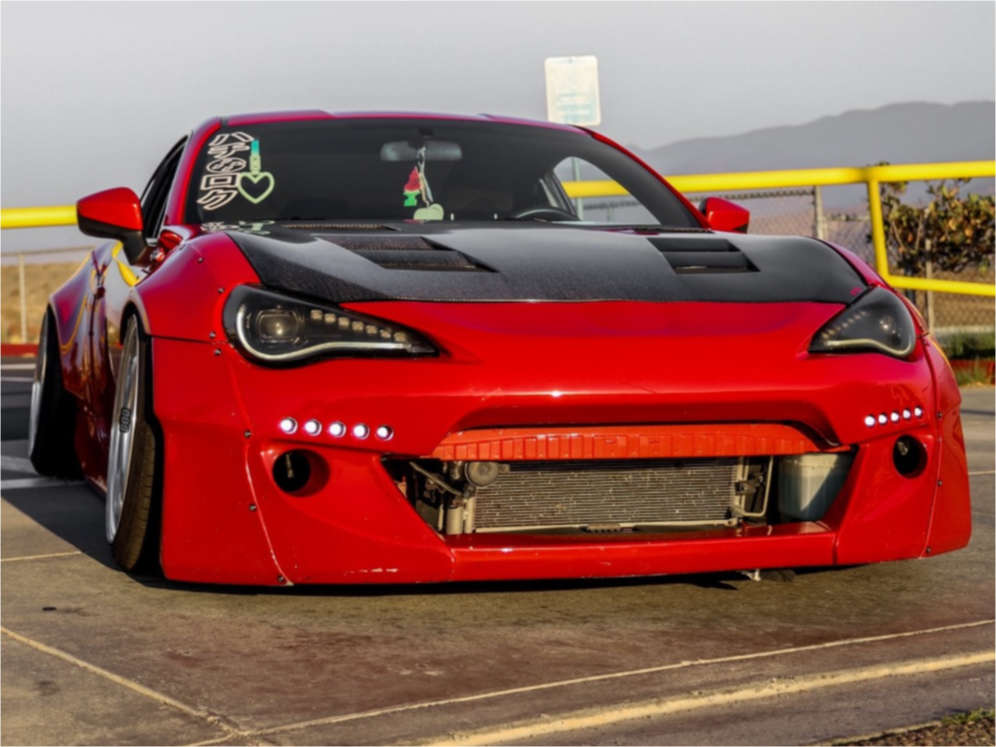 2015 Scion FR-S with 18x9.5 -12 BBS Rs and 225/40R18 Nexen N Fera Au7 ...