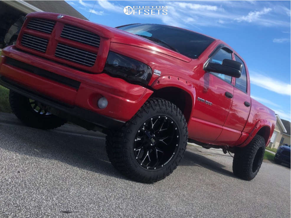 2003 Dodge Ram 1500 with 20x12 -44 Hardrock Affliction and 35/12.5R20 ...