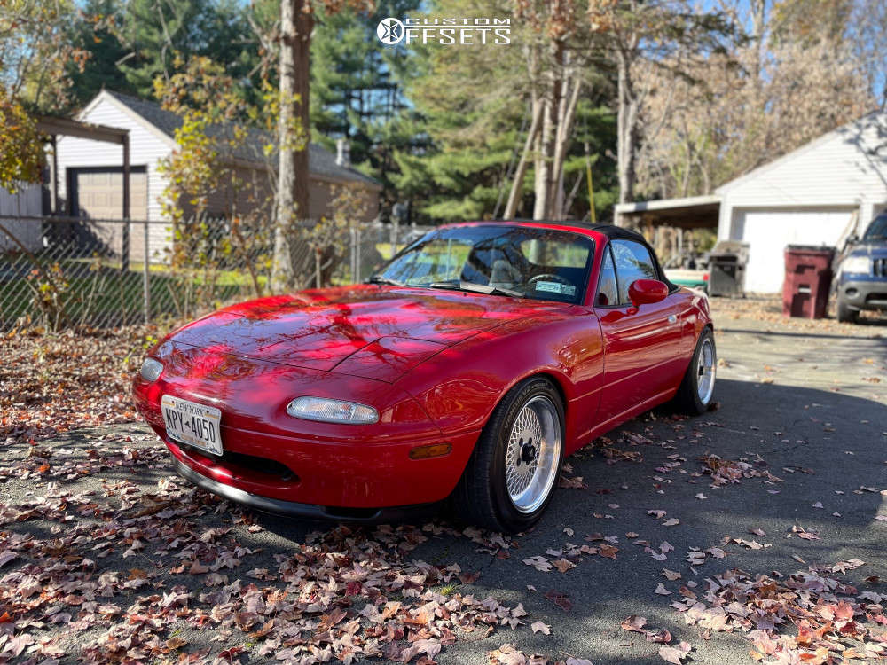 1990 Mazda Miata Wheel Offset Nearly Flush Coilovers | 1951887 | Custom ...