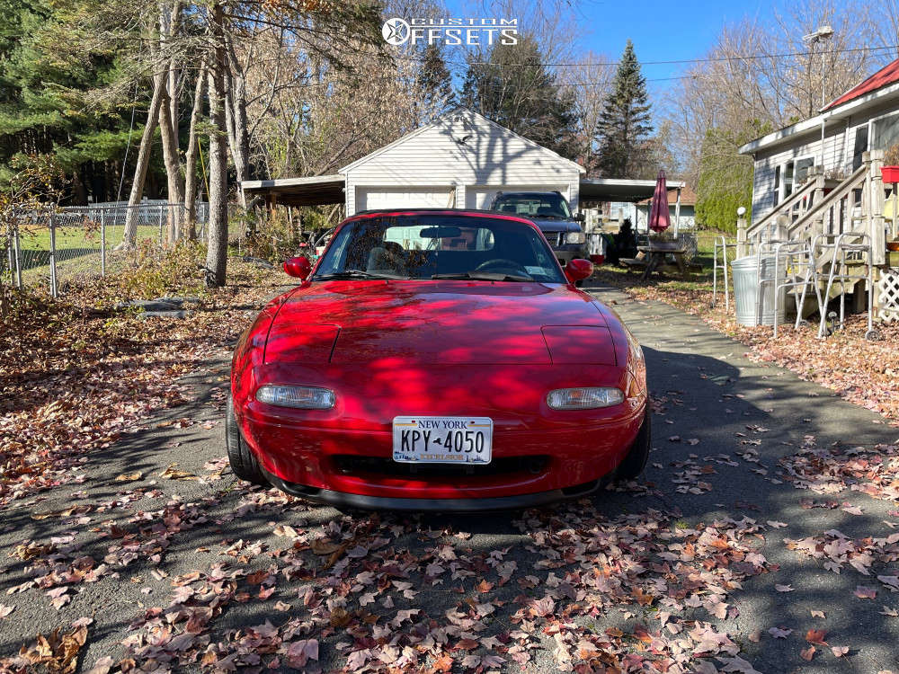 1990 Mazda Miata Wheel Offset Nearly Flush Coilovers | 1951887 | Custom ...