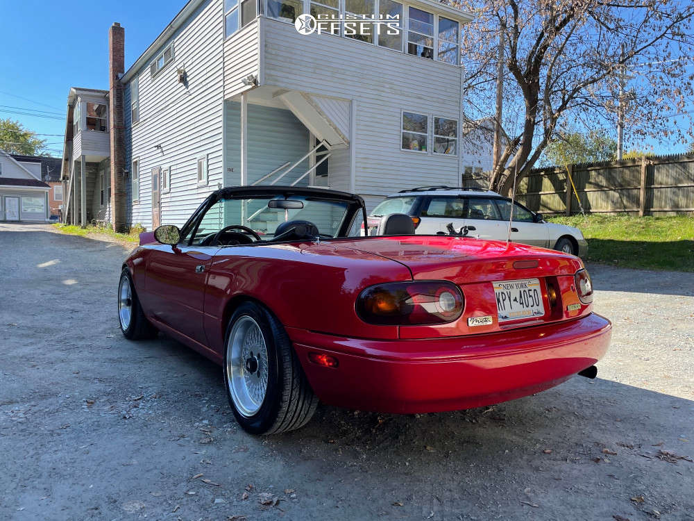 1990 Mazda Miata Wheel Offset Nearly Flush Coilovers | 1951887 | Custom ...