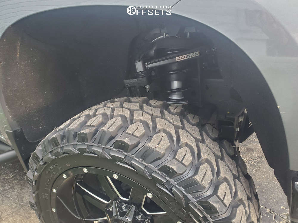 2020 Chevrolet Silverado 1500 with 22x10 -24 Ballistic Rage and 35/12 ...