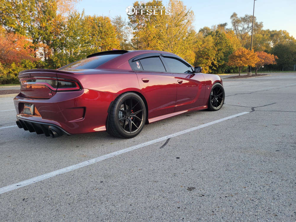 2018 Dodge Charger with 20x9 25 Verde Axis and 275/40R20 Mickey ...