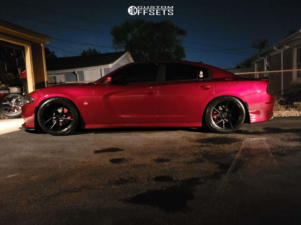 2018 Dodge Charger with 20x9 25 Verde Axis and 275/40R20 Mickey ...
