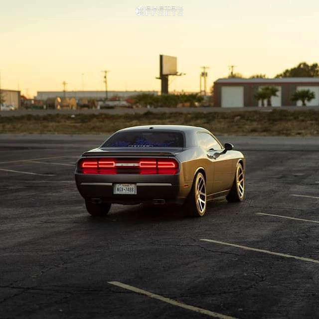 2012 Dodge Challenger with 22x9 18 Factory Reproductions Fr64 and 265 ...