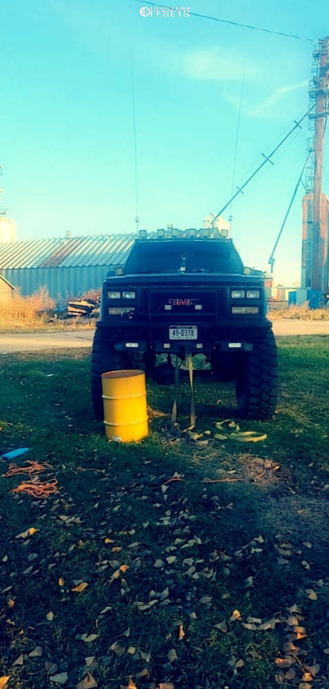 1991 Chevrolet R2500 Suburban with 20x12 -44 American Offroad Renegade ...