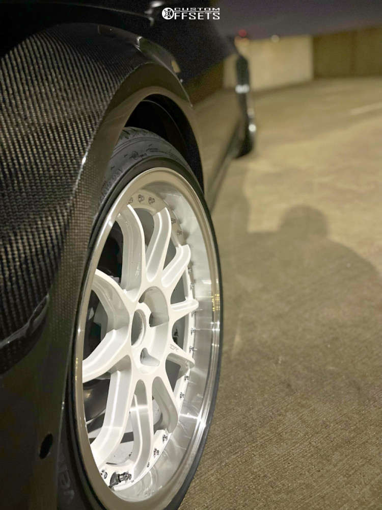 2021 Tesla 3 with 19x9.5 22 ESR Cs12 and 275/35R19 Michelin Pilot Alpin ...