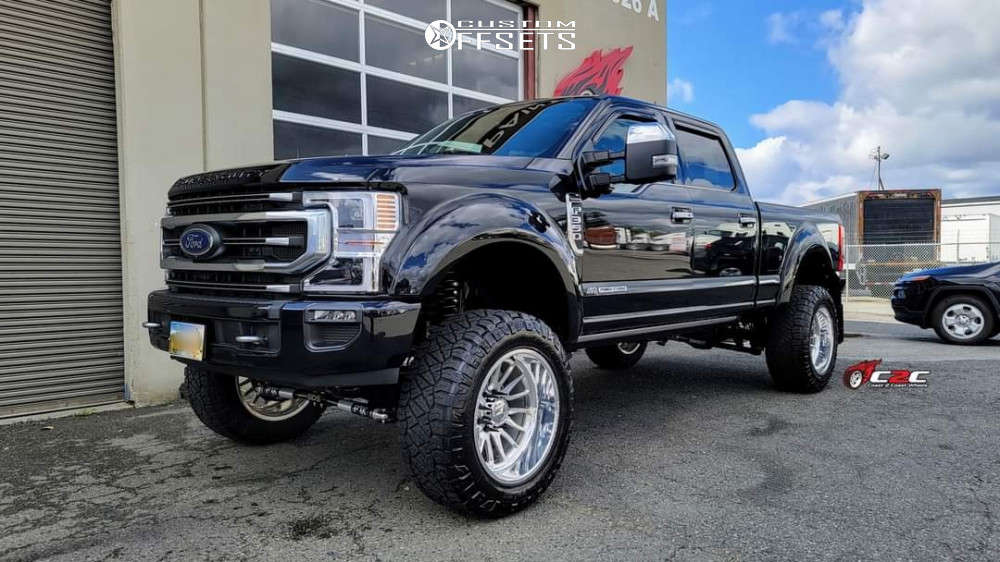 2021 Ford F-350 Super Duty with 20x12 -55 American Force Nemesis Cc and ...