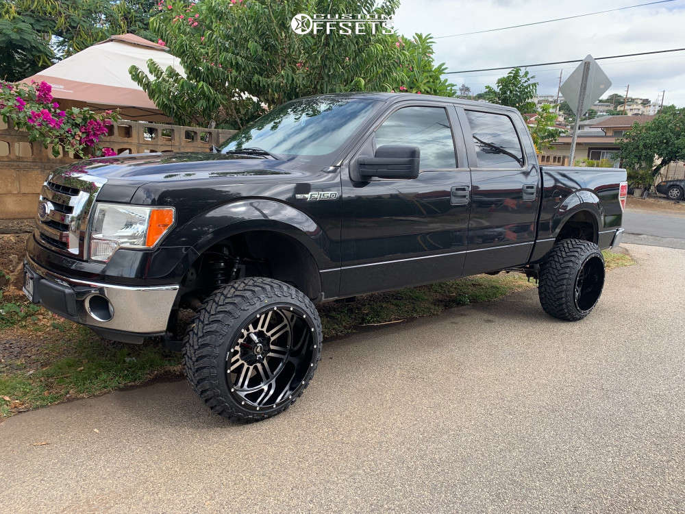 2012 Ford F-150 with 22x14 -76 American Offroad Renegade and 33/12.5R22 ...