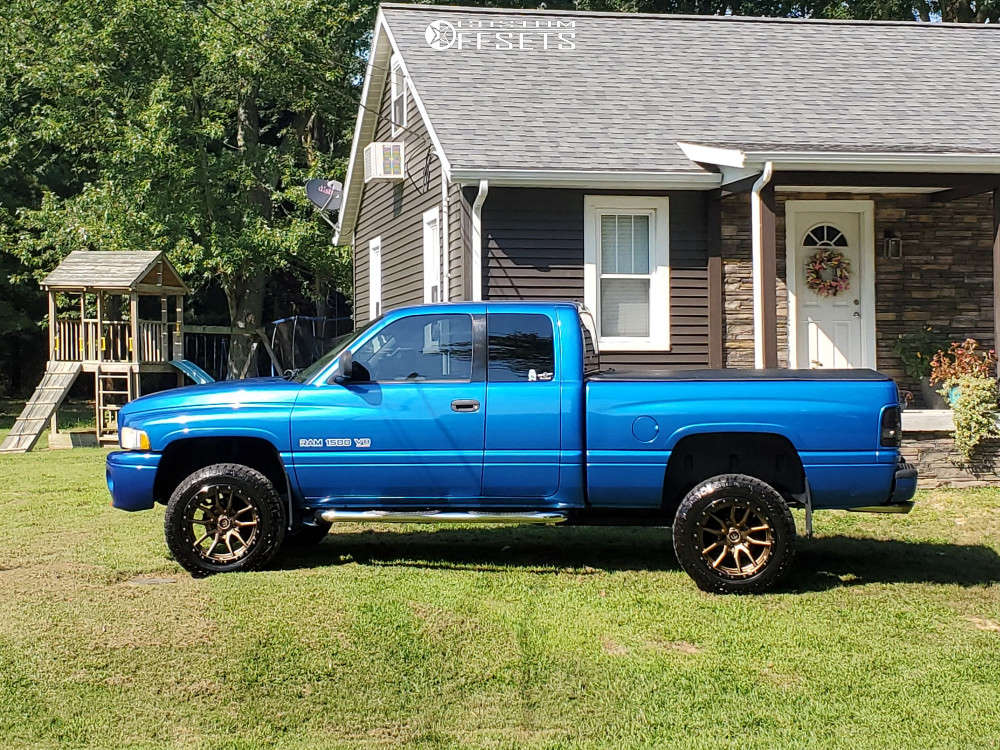 2000 Dodge Ram 1500 with 20x10 -12 Fuel Rebel and 275/55R20 Venom Power ...