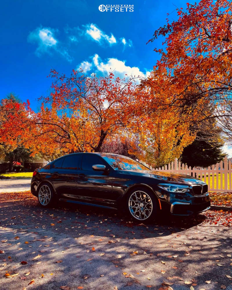 2018 BMW M550i XDrive with 19x9 35 HRE FlowForm Ff10 and 245/40R19 ...