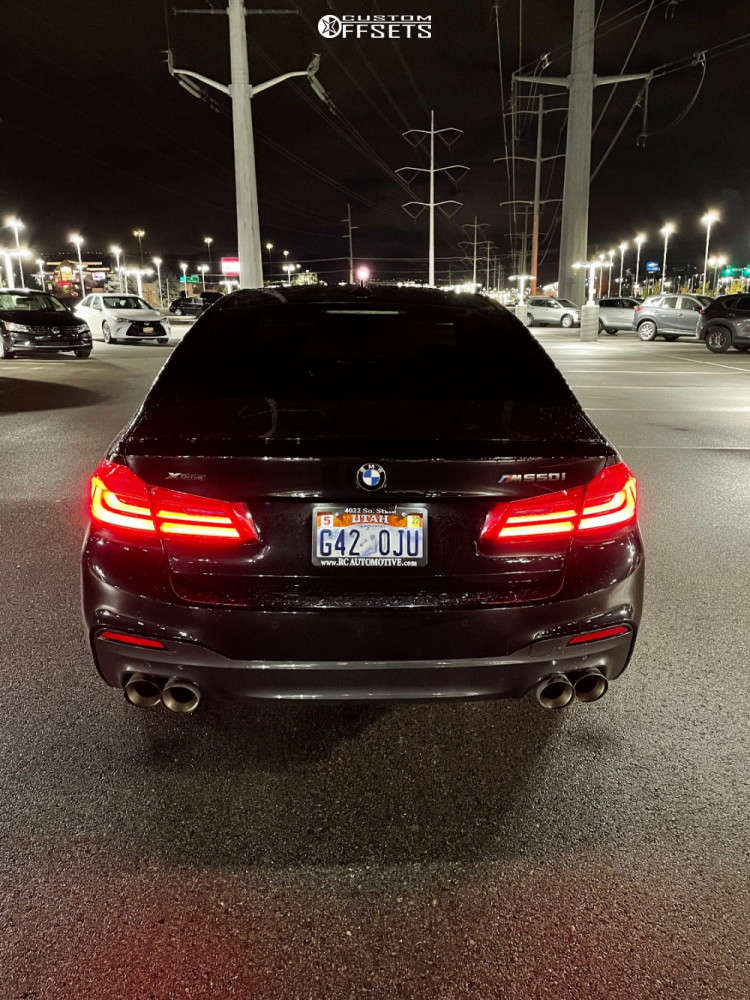 2018 BMW M550i XDrive with 19x9 35 HRE FlowForm Ff10 and 245/40R19 ...