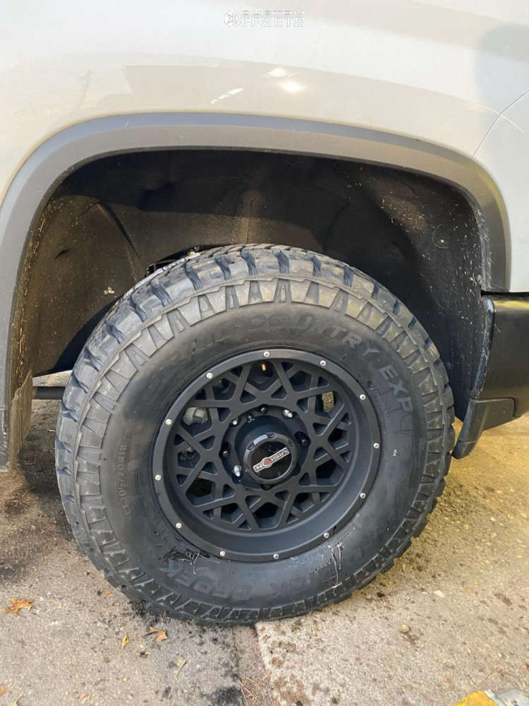 2021 Chevrolet Silverado 2500 HD with 18x9 12 Vision Rocker 412 and 305 ...