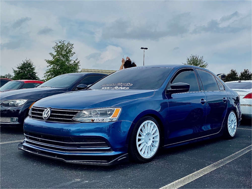 2016 Volkswagen Jetta Wheel Offset Tucked Coilovers | 1955771 | Custom ...