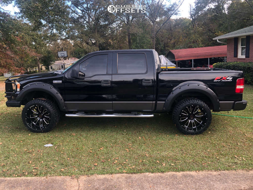 2007 Ford F-150 with 22x12 -44 Wicked Offroad W908 and 33/12.5R22 ...