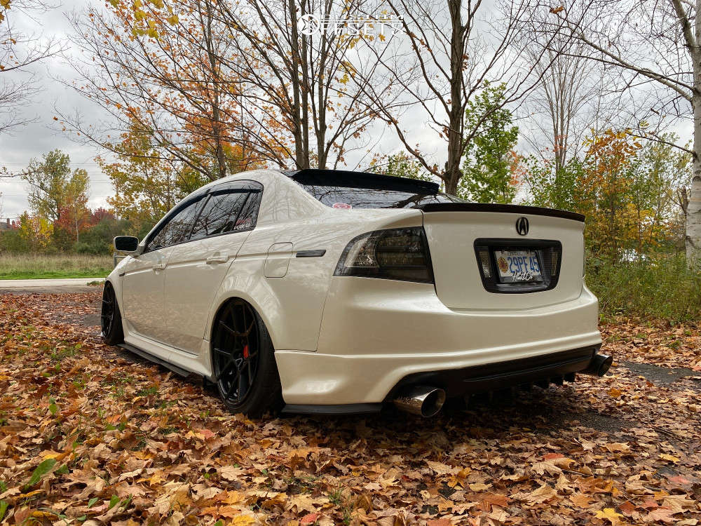 2006 Acura TL with 18x9.5 35 Rotiform Kps and 225/40R18 Firestone Indy ...