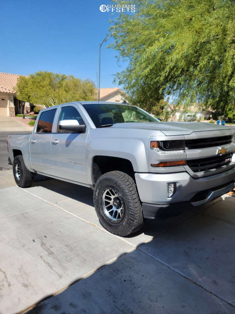 2016 Chevrolet Silverado 1500 with 17x9 -12 Vision Nemesis and 285 ...