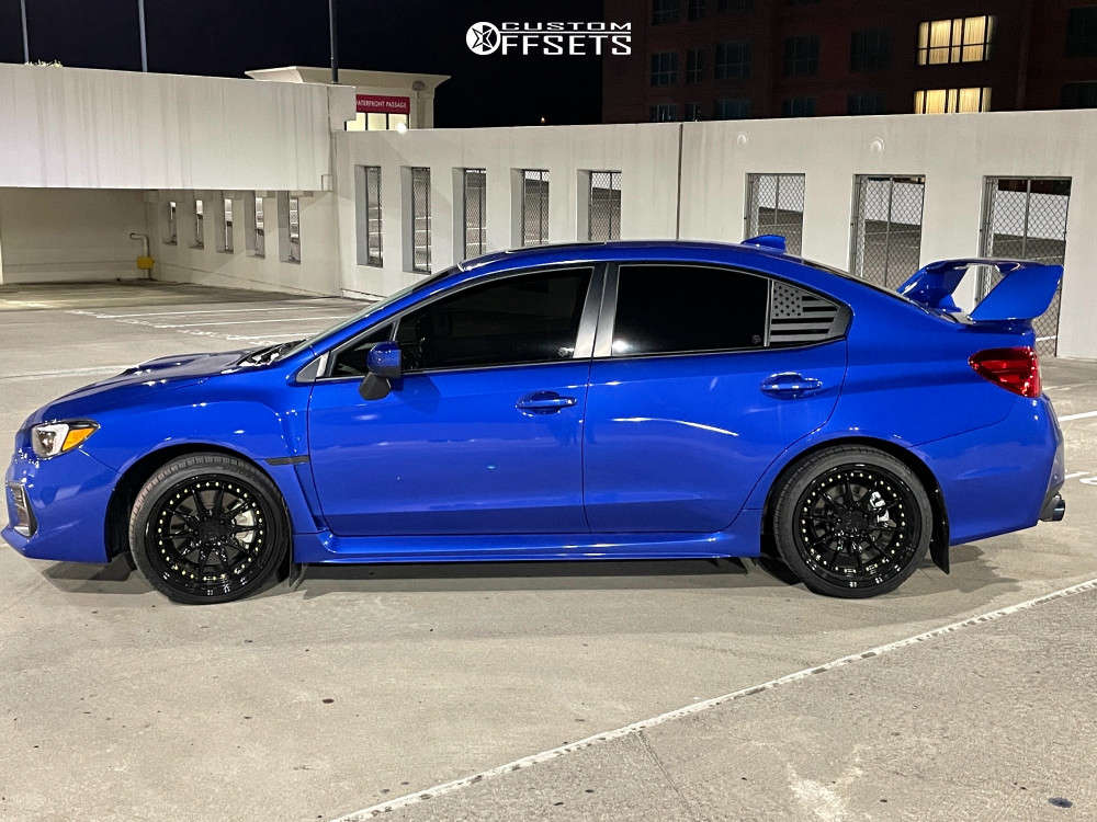 2020 Subaru WRX with 18x9.5 30 Aodhan Ds07 and 245/35R18 Toyo Tires ...