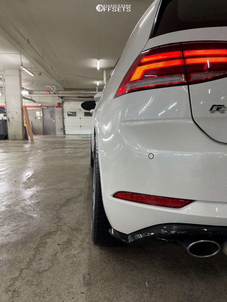 2019 Volkswagen Golf R with 18x8 30 OEM Wheels Style 619 and 225/45R18 ...