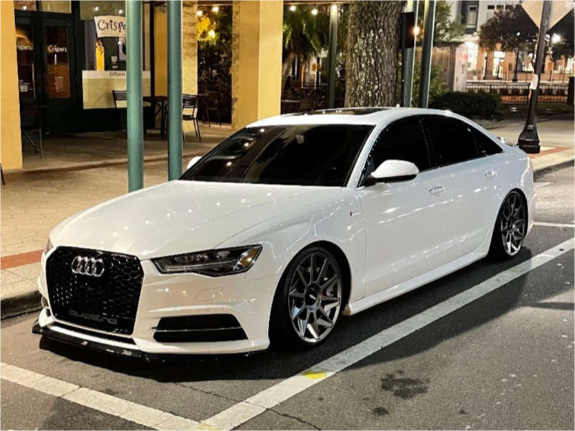 2016 Audi A6 Quattro with 19x8.5 45 Rotiform Cvt and 225/35R19 Atlas ...