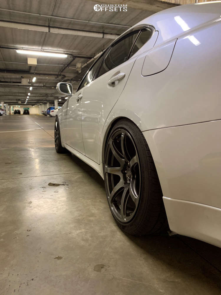 2008 Lexus IS350 with 18x8.5 42 Rota Vector Pro and 235/40R18 Kenda ...