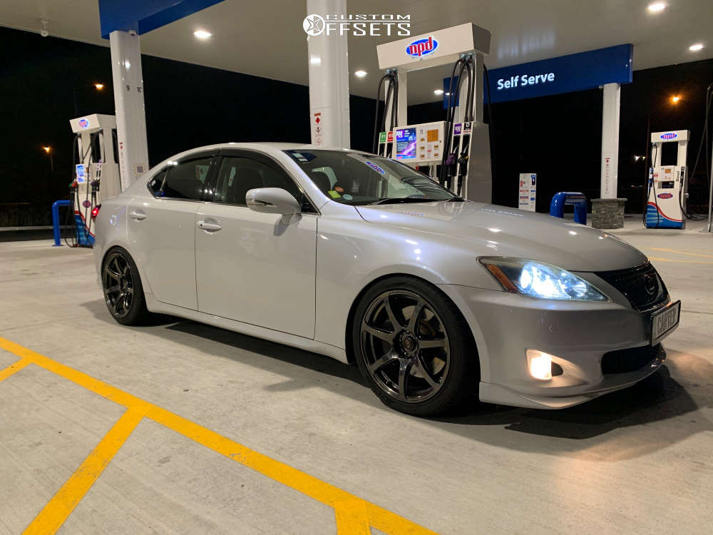 2008 Lexus IS350 with 18x8.5 42 Rota Vector Pro and 235/40R18 Kenda ...