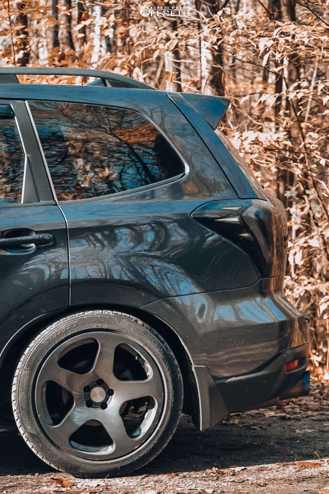 2018 Subaru Forester with 18x9.5 35 Rotiform Nue and 245/45R18 Vercelli ...
