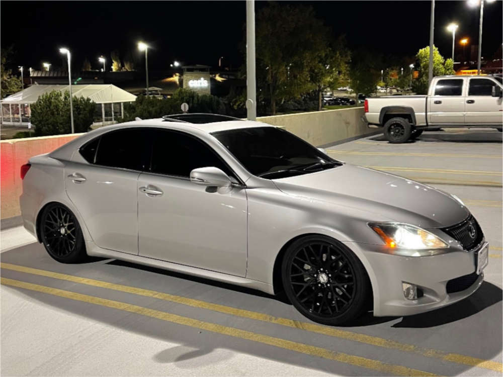 2009 Lexus IS250 with 18x8 35 Shift Formula and 245/40R18 Lionhart All ...