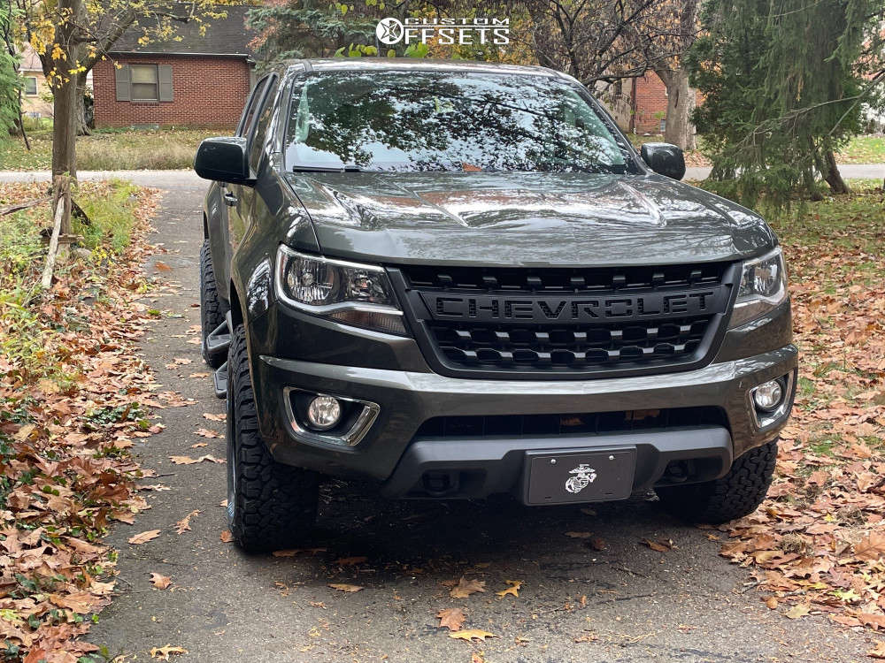 2018 Chevrolet Colorado with 17x8.5 0 Icon Rebound and 265/70R17 ...