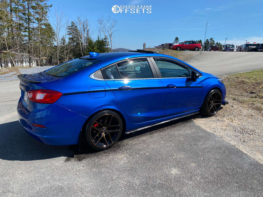 2017 Chevrolet Cruze with 18x9.5 30 Fast Wheels Aristo and 255/35R18 ...