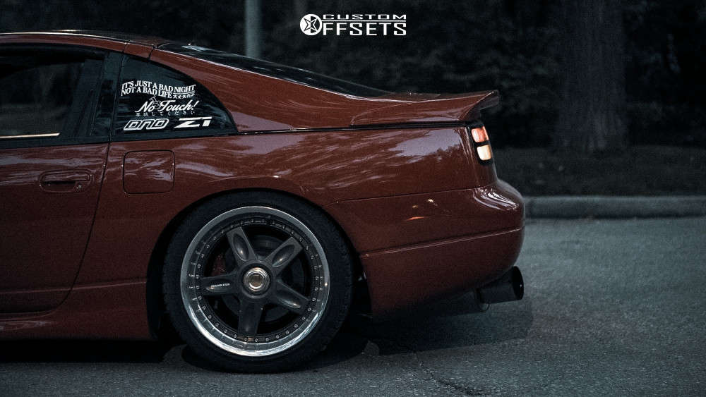 1990 Nissan 300ZX with 18x9.5 19 Volk Cv Pro and 225/40R18 Minerva ...