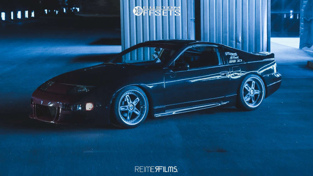 1990 Nissan 300ZX with 18x9.5 19 Volk Cv Pro and 225/40R18 Minerva ...