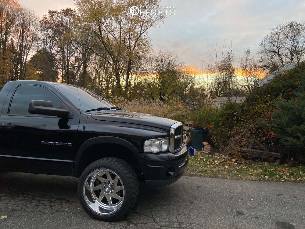 2004 Dodge Ram 2500 with 22x12 -40 American Force Jade Ss and 33/12 ...