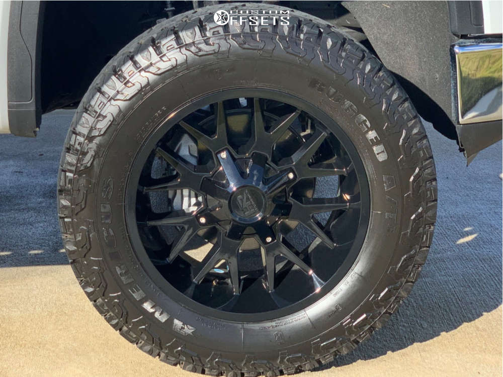 2021 GMC Sierra 1500 with 20x10 -19 Hardrock Affliction and 35/12.5R20 ...