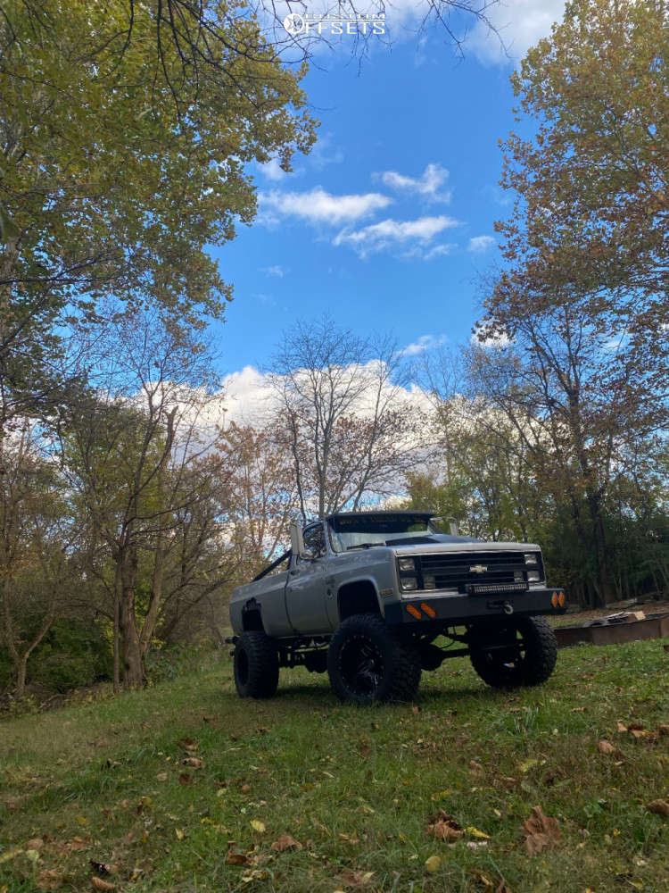 1986 Chevrolet K20 with 20x14 -76 Fuel 531 and 39/15.5R20 Mickey ...