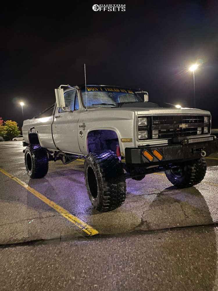 1986 Chevrolet K20 with 20x14 -76 Fuel 531 and 39/15.5R20 Mickey ...