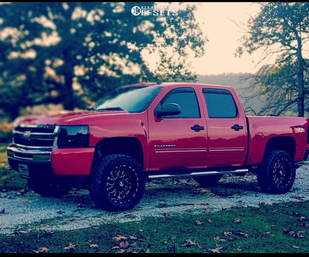 2010 Chevrolet Silverado 1500 with 20x10 -24 TIS 544MB and 33/10.5R20 ...