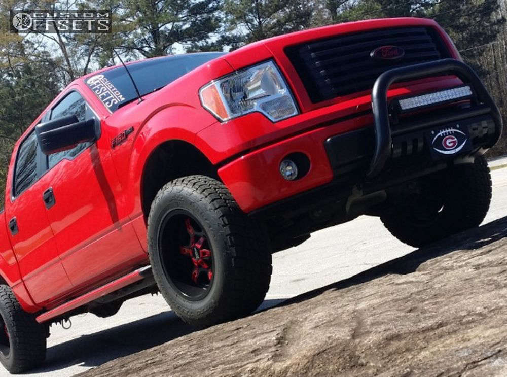 2012 Ford F-150 with 18x10 -24 Moto Metal MO969 and 275/70R18 Nitto ...