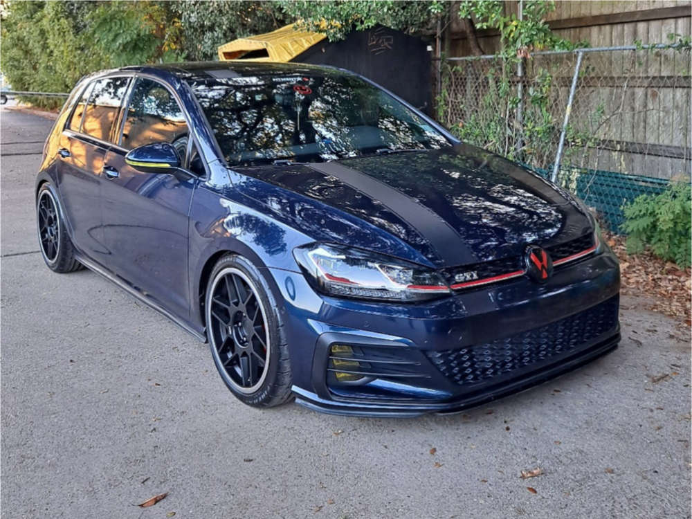 2018 Volkswagen GTI with 18x8.5 42 3SDM 0.09 and 235/40R18 Firestone ...