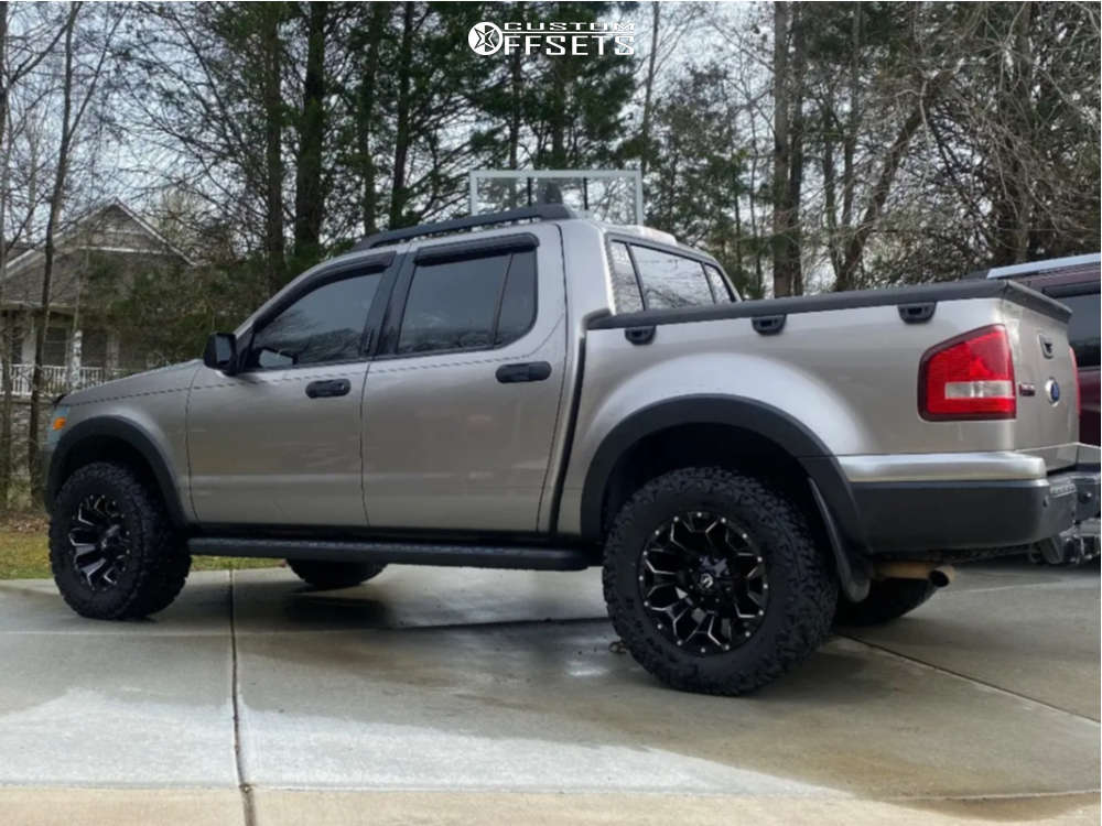 2008 Ford Explorer Sport Trac with 18x9 12 Fuel Assault D576 and 33/12 ...