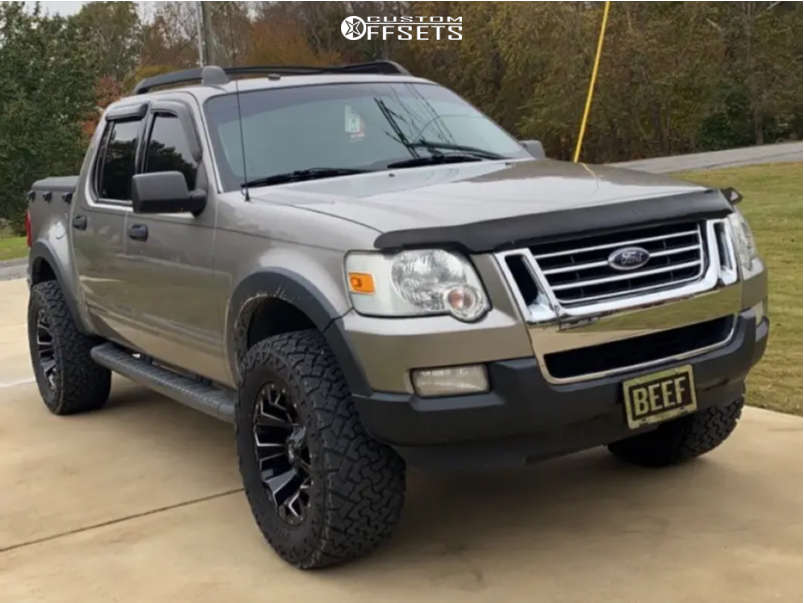2008 Ford Explorer Sport Trac with 18x9 12 Fuel Assault D576 and 33/12 ...