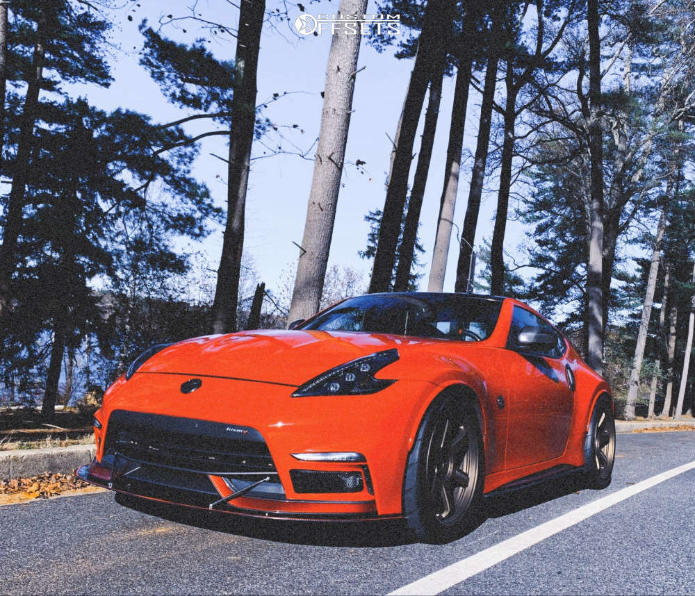 2016 Nissan 370Z with 20x10 20 Volk Te37 Ultra and 285/40R20 Toyo Tires ...