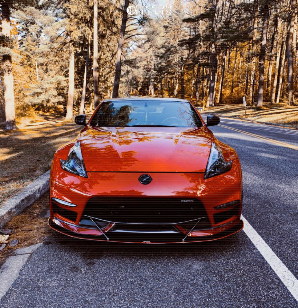 2016 Nissan 370Z with 20x10 20 Volk Te37 Ultra and 285/40R20 Toyo Tires ...