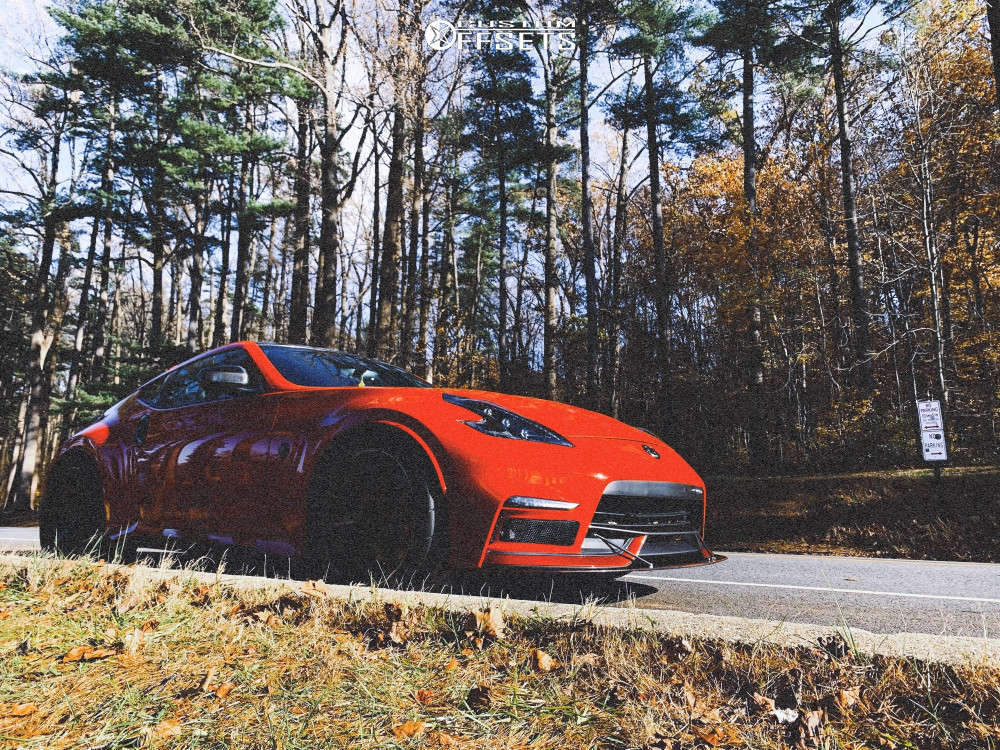 2016 Nissan 370Z with 20x10 20 Volk Te37 Ultra and 285/40R20 Toyo Tires ...