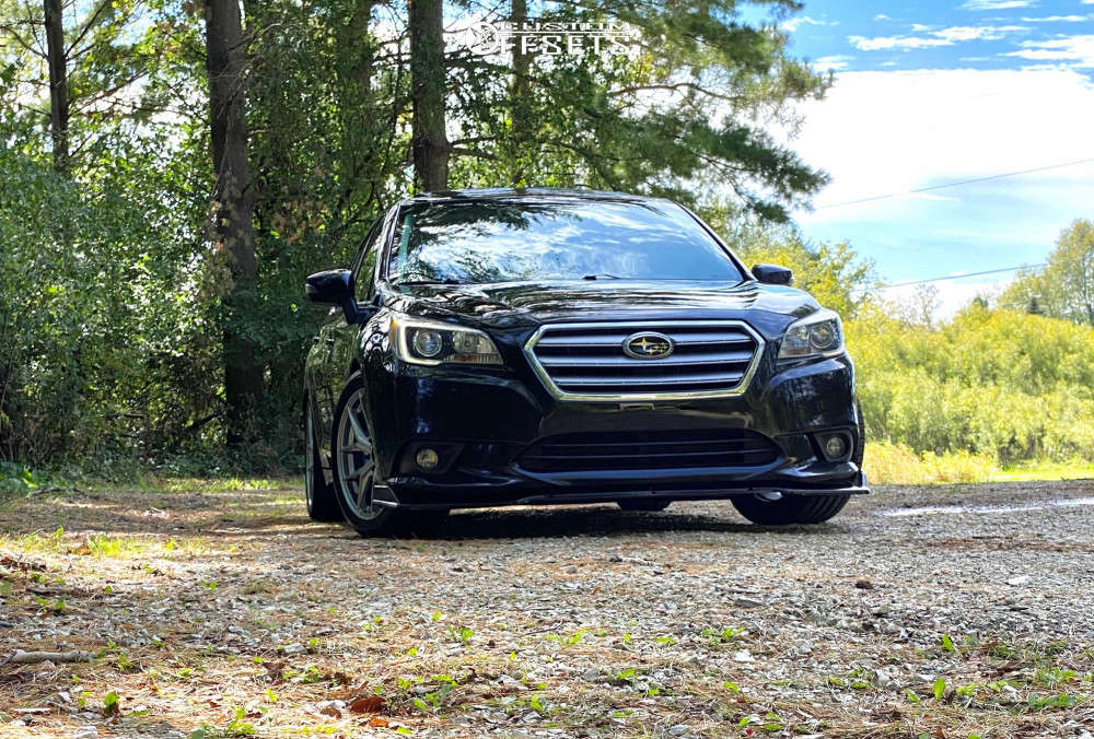 2017 Subaru Legacy with 18x8 45 Enkei Tsr-x and 245/45R18 Falken Azenis ...