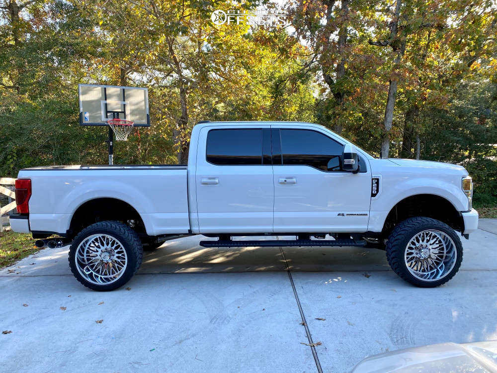 2022 Ford F-250 Super Duty with 24x14 -76 Axe Offroad Kratos and 35/13 ...